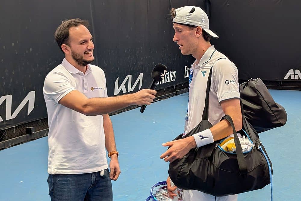 Australian Open, Maestrelli: "Lo sognavo da quando ero bambino"